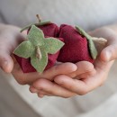 DIY Felt Strawberries