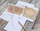 Printable Vintage Map Stationery