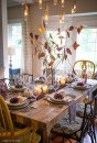 Thanksgiving Table Ideas and Leaf Place Card Printable