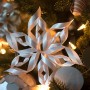 Making 3-D Paper Snowflakes
