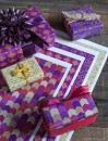 Printable Plum & Gold Gift Wrap