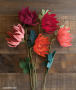 Crepe Paper Mums - How to make paper flowers for Fall