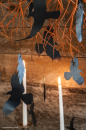 DIY Halloween Decorations - Flying Paper Crows