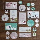 Polar Christmas Gift Tags & Labels - Lia Griffith