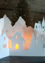 Paper Cut Winter Village for your Holiday Decorations