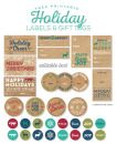 Rustic Holiday Labels and Tags to Print - Lia Griffith
