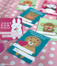 Find Cute Printable Kid's Valentine's Day Cards by Lia Griffith