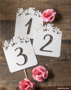 Spring Blossom Wedding Table Numbers 1–10 - Lia Griffith