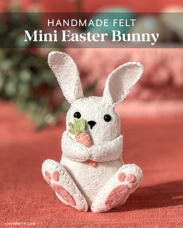 Mini Felt Easter Bunny