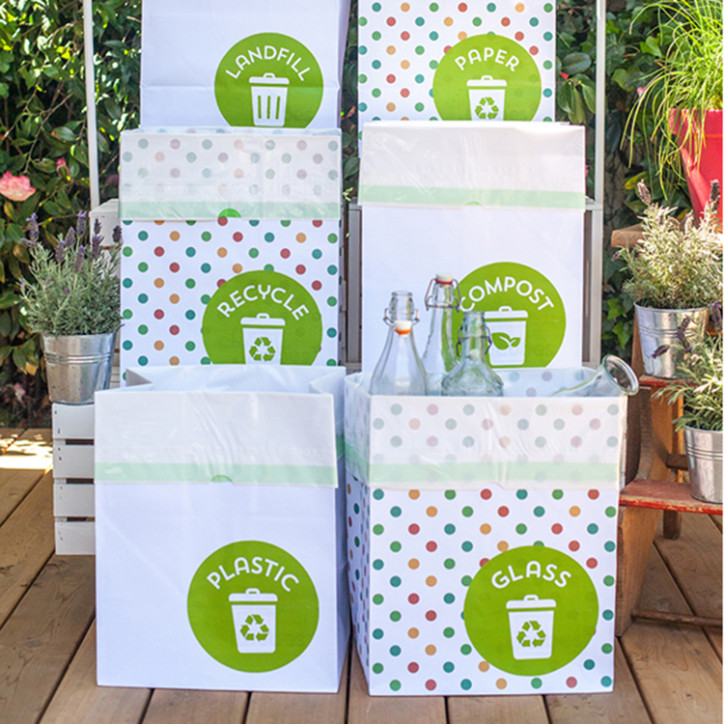 Recycle Bin Labels for Parties and Everyday - Lia Griffith