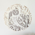 Simple DIY: Papercut Fall Owl Artwork - Lia Griffith