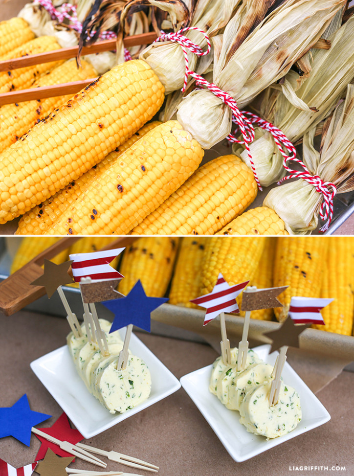 Hot Dog Bar for 4th of July - Lia Griffith