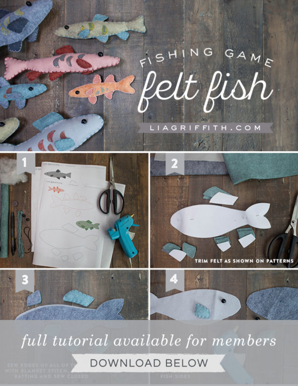 Felt Fishing Game for Kids - Lia Griffith