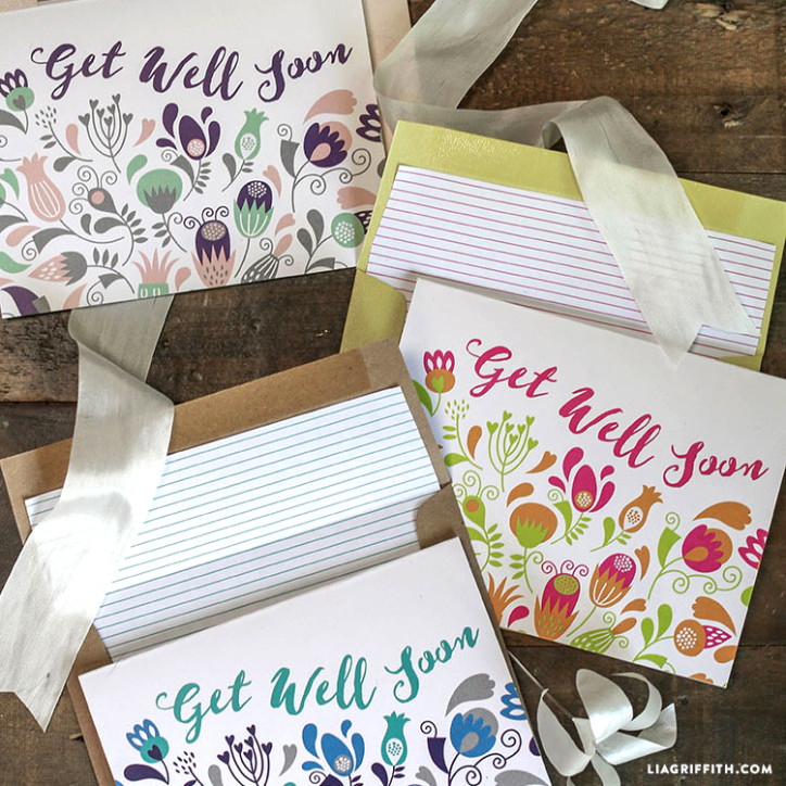 Printable Get Well Soon Cards - Lia Griffith