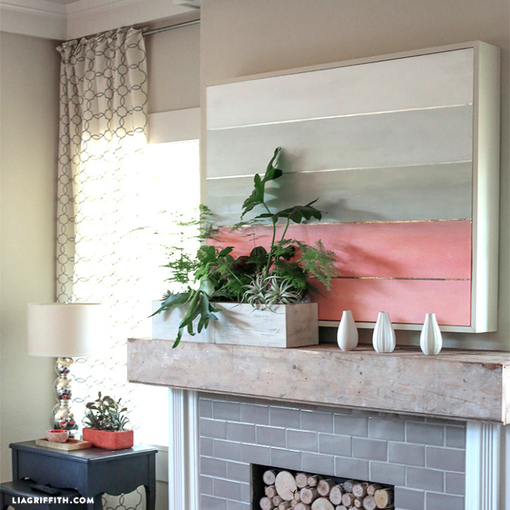 DIY Artwork TV Cover - Lia Griffith