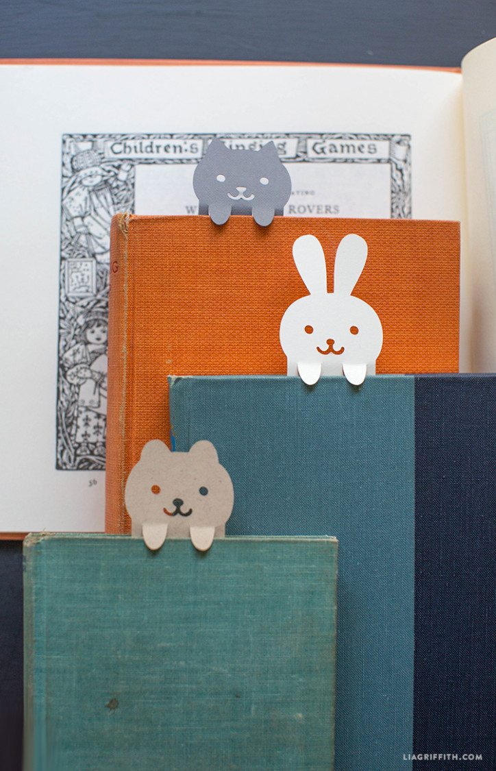 DIY Papercut Animal Bookmarks - Lia Griffith
