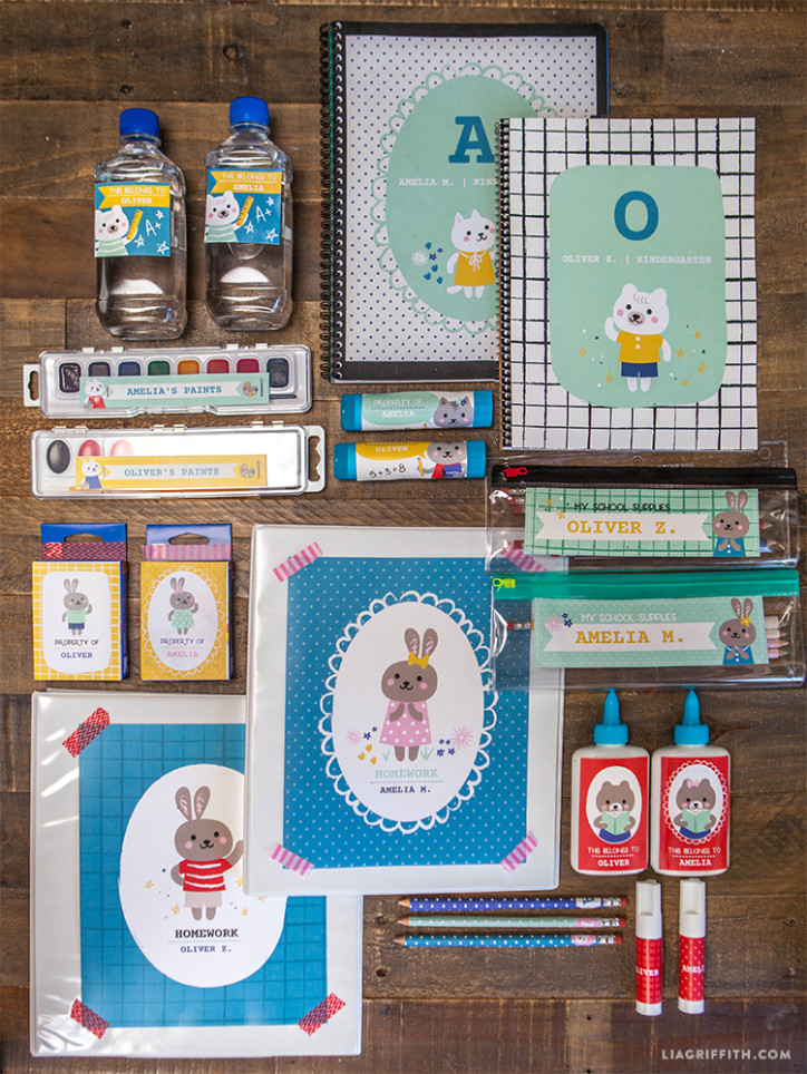 Back To School Labels - Lia Griffith