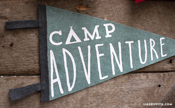 DIY Felt Camping Signs - Lia Griffith