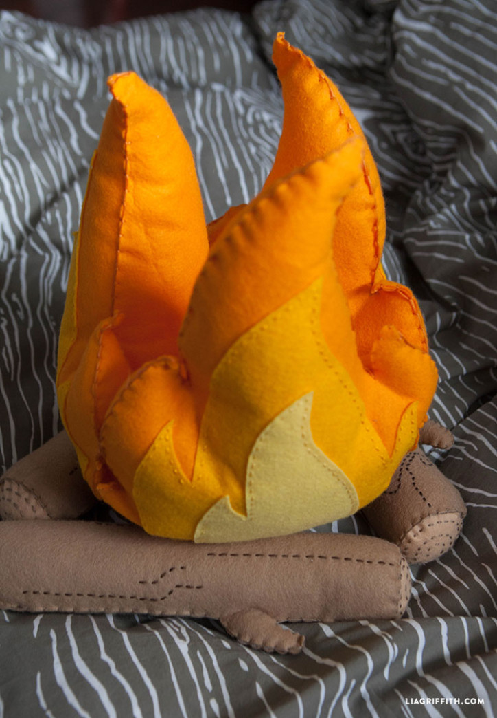 How to Create a Fabric Campfire for Kids - Lia Griffith