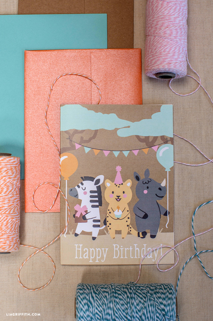 Kid's Happy Birthday Cards - Lia Griffith