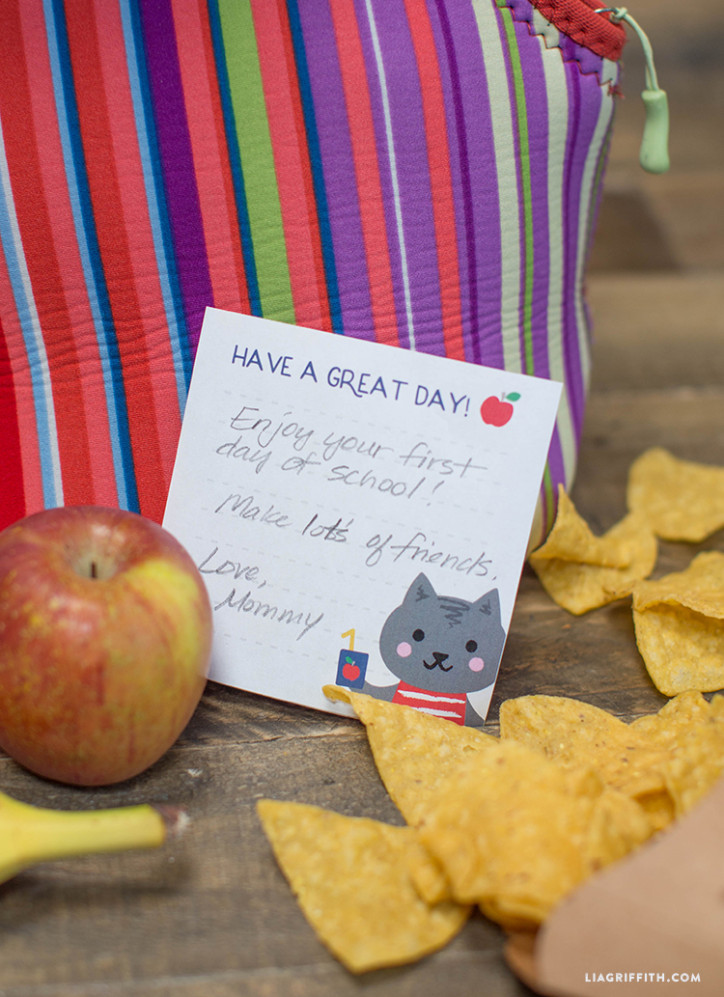 Printable Lunch Box Notes - Lia Griffith