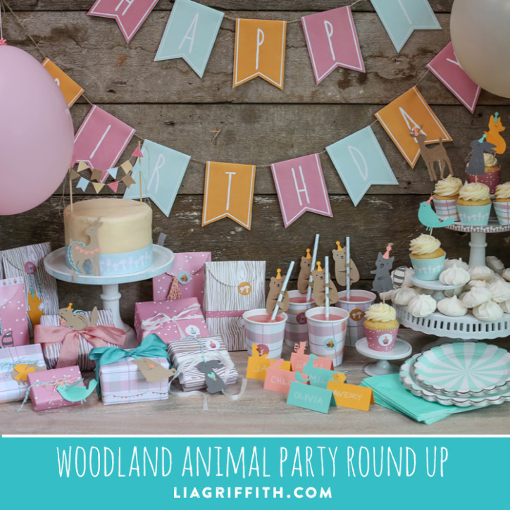 Woodland Kids Party Round-Up - Lia Griffith