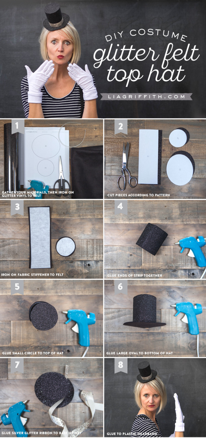 Make This Mini DIY Top Hat for Halloween - Lia Griffith