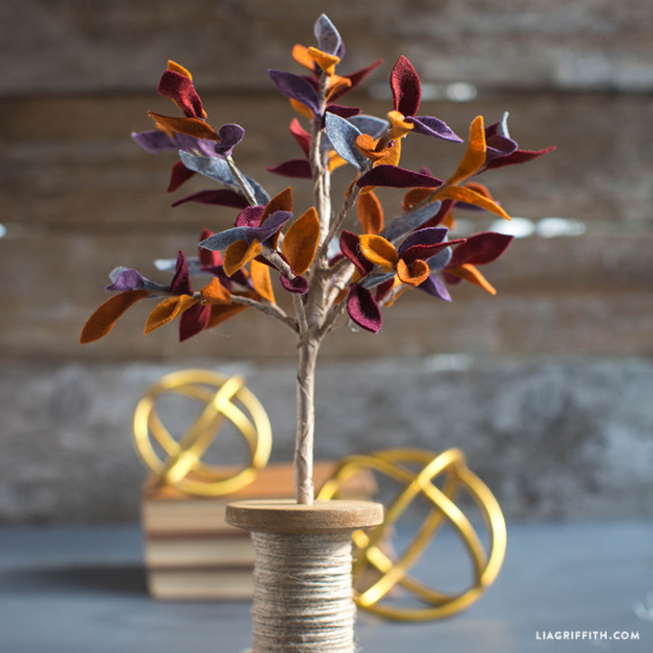 DIY Felt Tree For Fall Decor - Lia Griffith