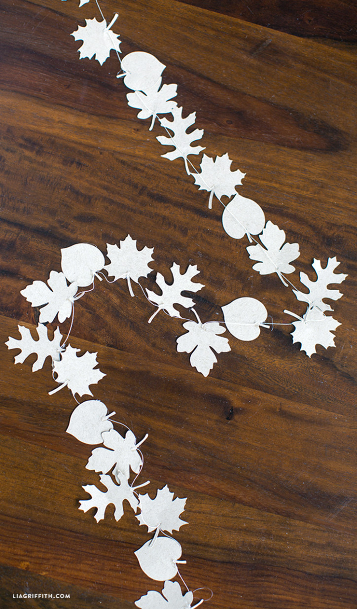 Mini Paper Leaf Garland - Lia Griffith