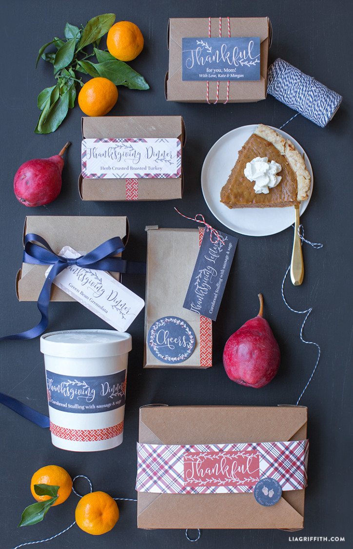 Labels for your Thanksgiving Leftovers - Lia Griffith