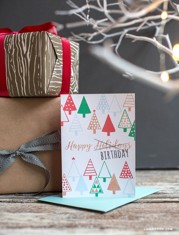 December Birthday Cards - Lia Griffith
