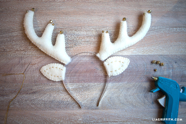Felt Reindeer Headband - Lia Griffith