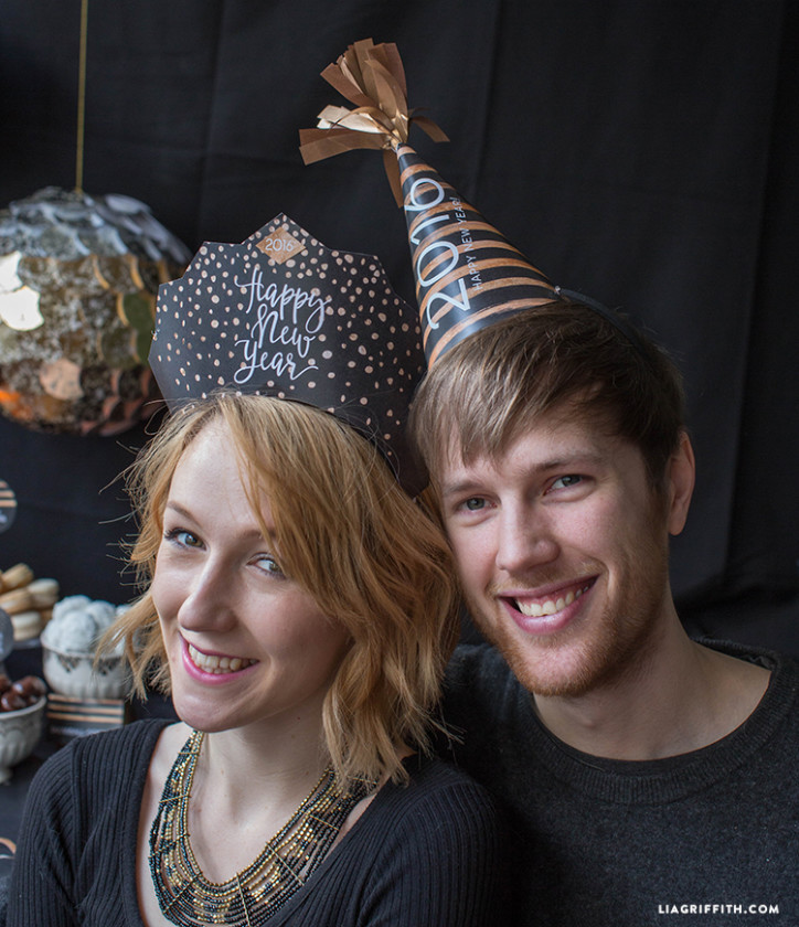 New Year's Eve Party Hats - Lia Griffith