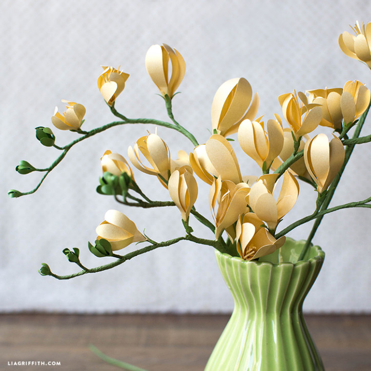Freesia Paper Flower - Lia Griffith