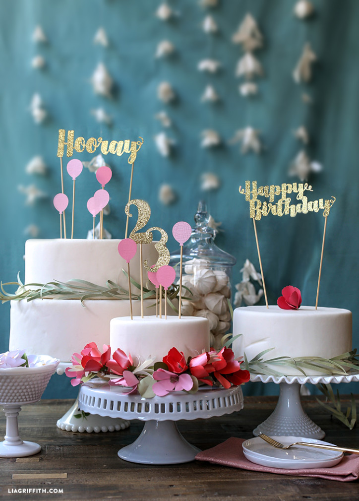 Birthday Cake Toppers - Lia Griffith