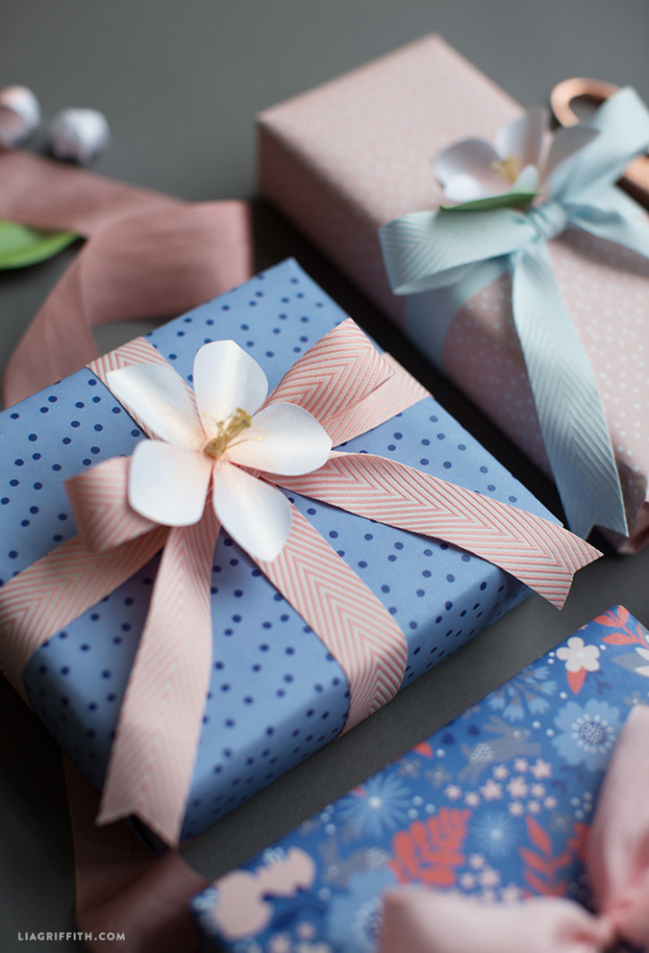 Floral Spring Gift Wrap - Lia Griffith