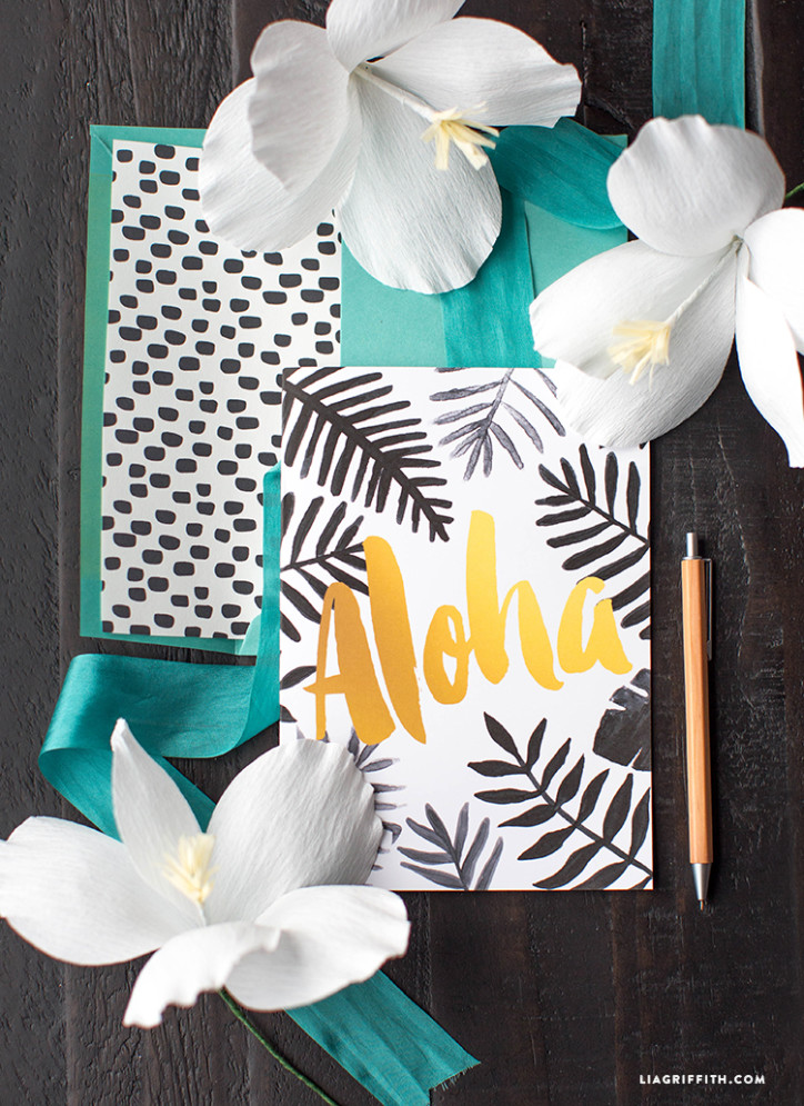 Aloha Greeting Cards - Lia Griffith