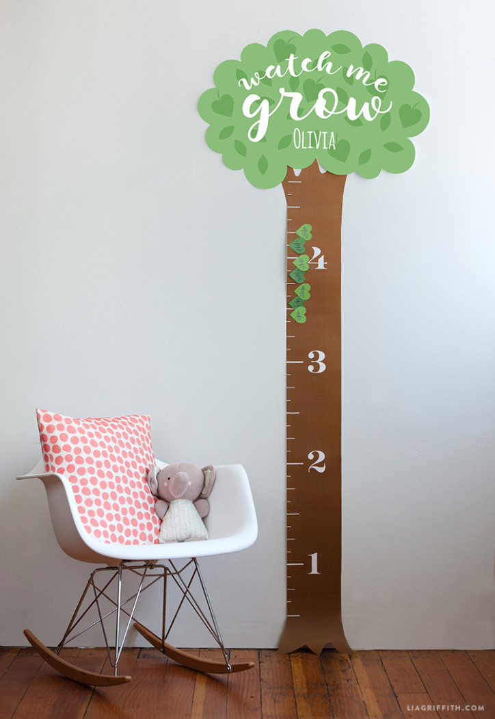 Printable Height Chart for Kids - Lia Griffith