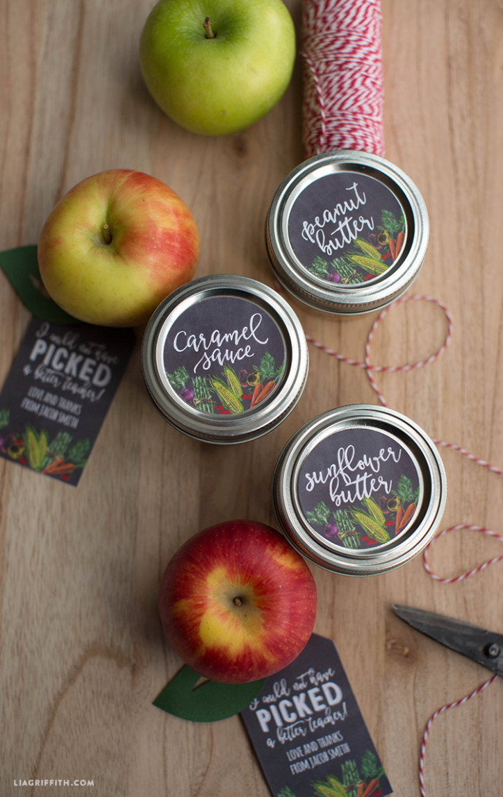 Teacher Appreciation Caramel Apple Gifts - Lia Griffith