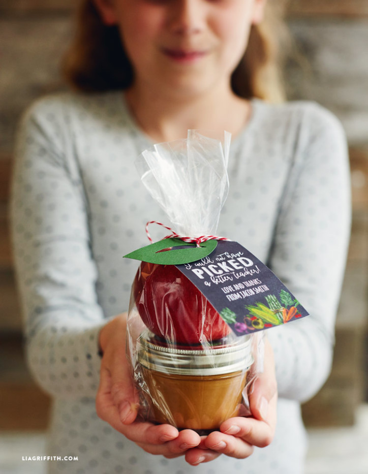 Teacher Appreciation Caramel Apple Gifts - Lia Griffith