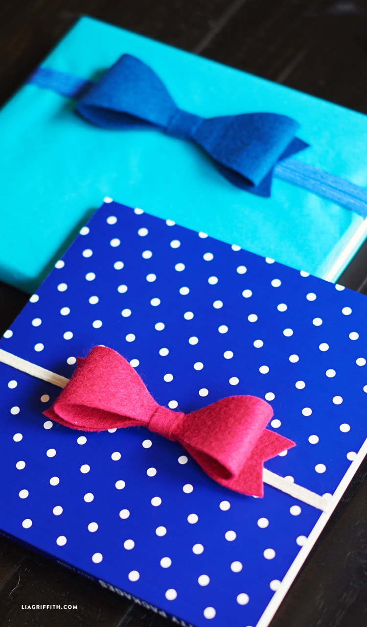 Felt Bow Bookmarks - Lia Griffith