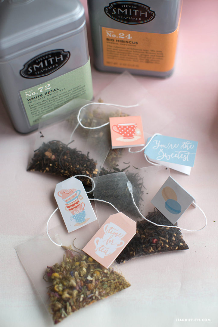 Printable Tea Tags - Lia Griffith