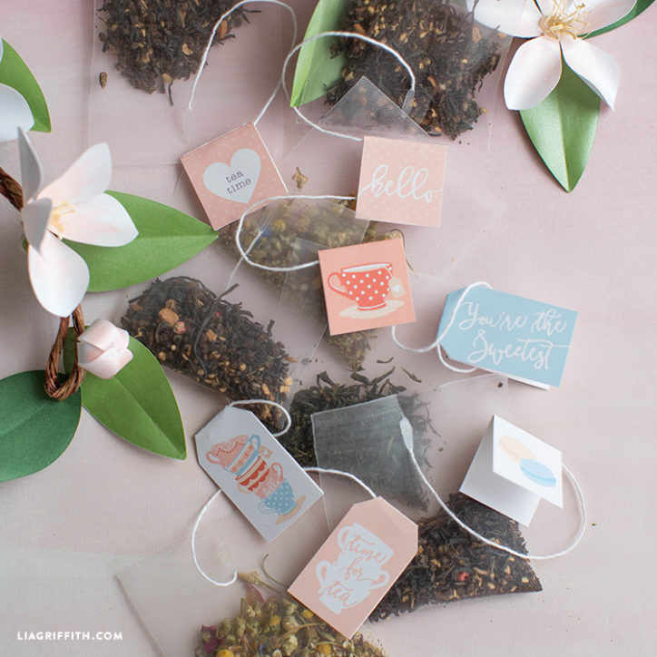 Printable Tea Tags - Lia Griffith