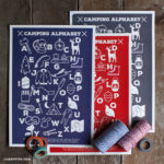 Printable Camping Alphabet Posters - Lia Griffith
