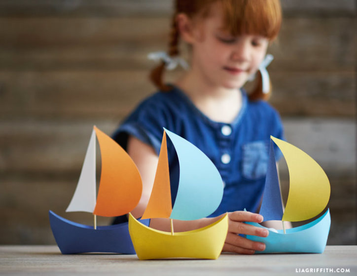 DIY Paper Boat - Lia Griffith