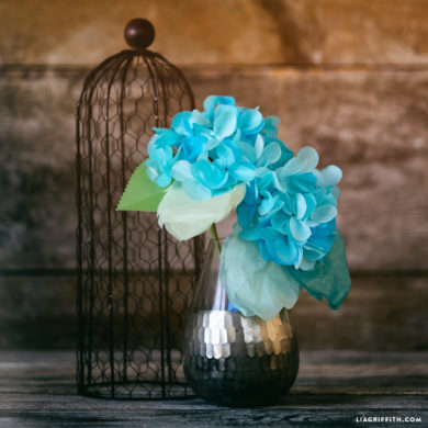 Tissue Paper Hydrangeas - Lia Griffith