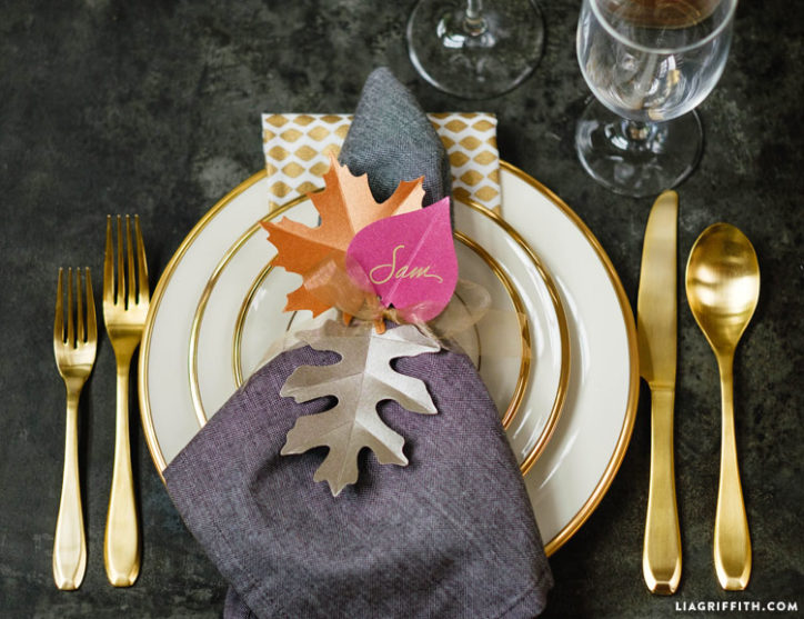 7 Ways to Use Paper Leaves for Fall Decor - Lia Griffith