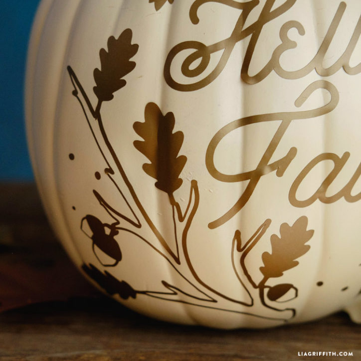 "Hello Fall" Vinyl Decal - Lia Griffith