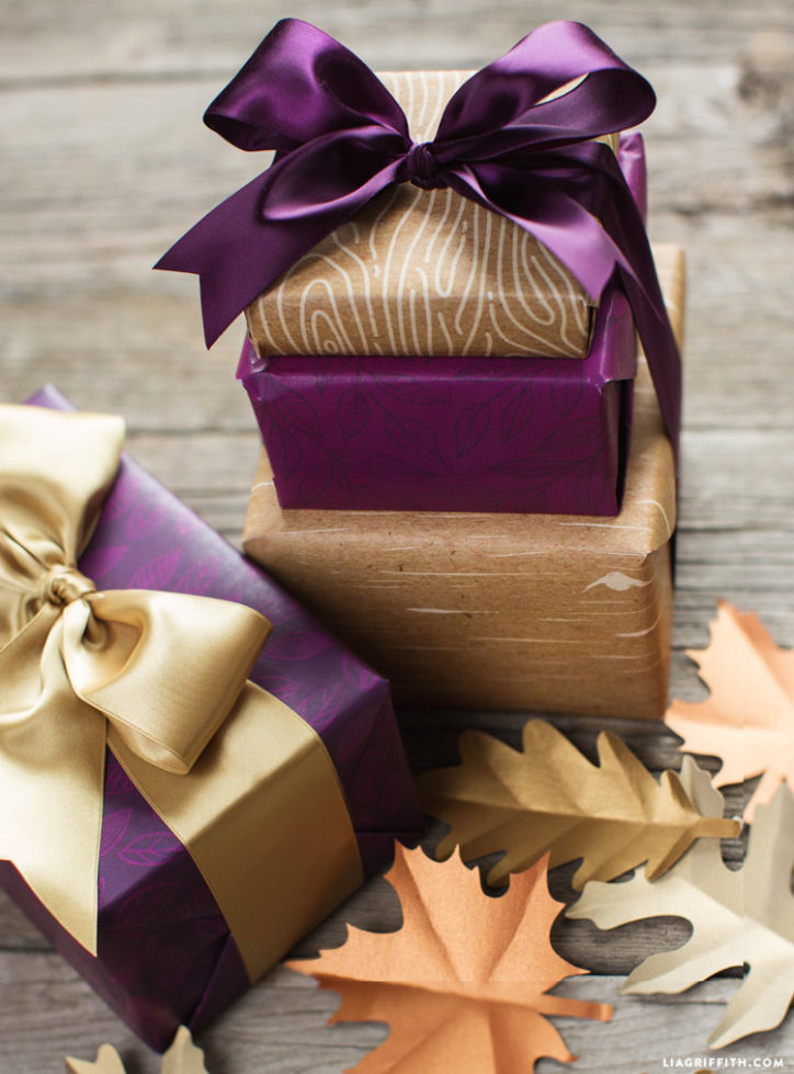 Fall Harvest Gift Wrap - Lia Griffith