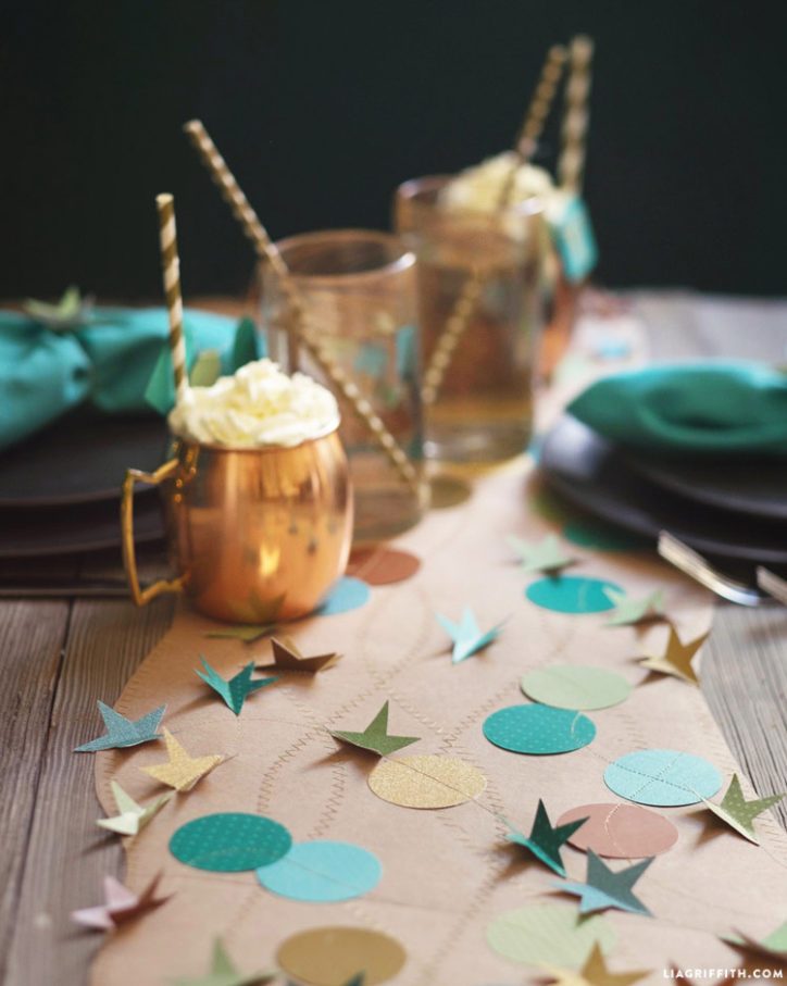 Paper DIY Table Runner - Lia Griffith